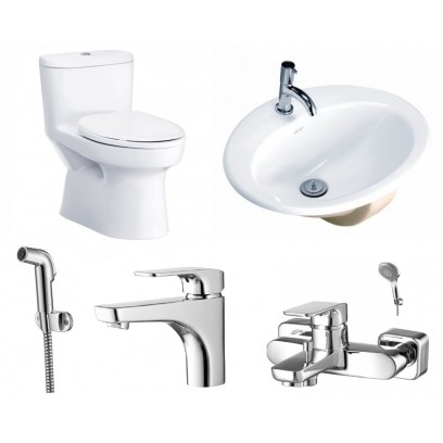 Combo Cotto 1 trọn bộ C10327 + C001057 + CT2123A + CT2147E + CT683AX(HM ...