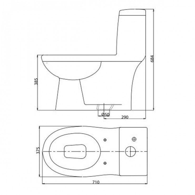 Bồn cầu Viglacera BL5V xả xoáy + VG826 - Xí bệt bàn cầu vệ sinh 1 khối ...