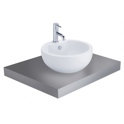 Chậu rửa mặt lavabo COTTO C0007 dương bàn đá - Tuấn Đức