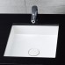 Chậu rửa mặt lavabo Caesar LF5128 âm bàn đá vuông 450x450mm - Tuấn Đức