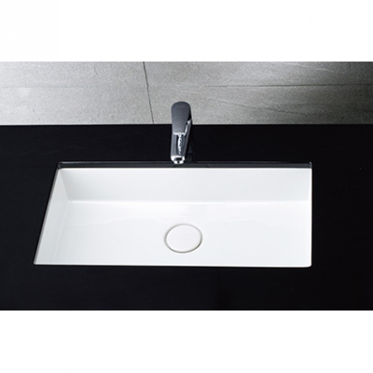 Chậu rửa mặt lavabo Caesar LF5130 âm bàn đá chữ nhật 390x665mm - Tuấn Đức