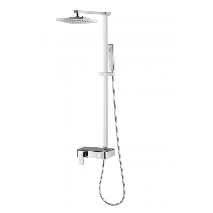 Vòi sen cây tắm Cotto CT2241W Switch nóng lạnh bát sen 202 mm - Tuấn Đức