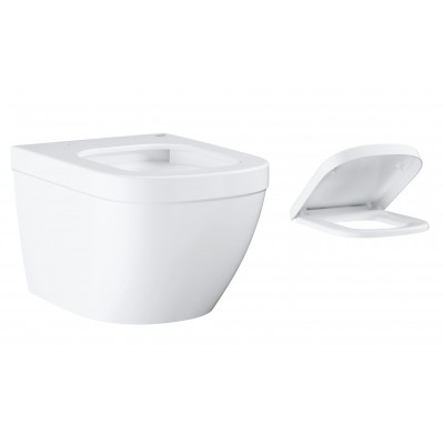 Thân bồn cầu Grohe 39244000 Eurocube treo tường - Tuấn Đức