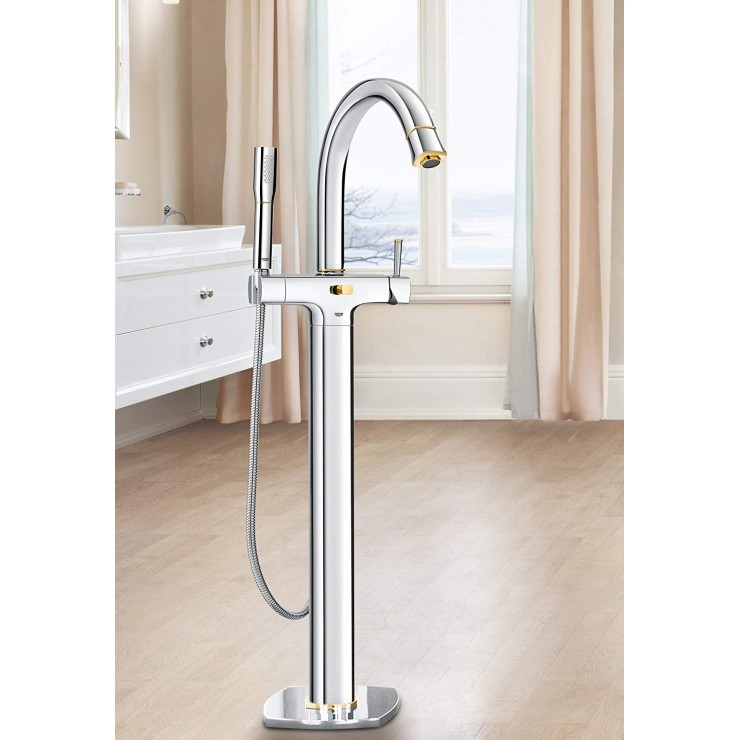 Bộ vòi xả bồn tắm Grohe 23318IG0 + 29086000 Grandera đặt sàn - Tuấn Đức
