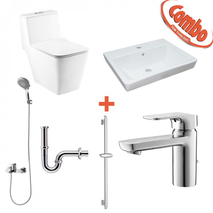 Combo Cotto 1 trọn bộ C10327 + C001057 + CT2123A + CT2147E + CT683AX(HM ...