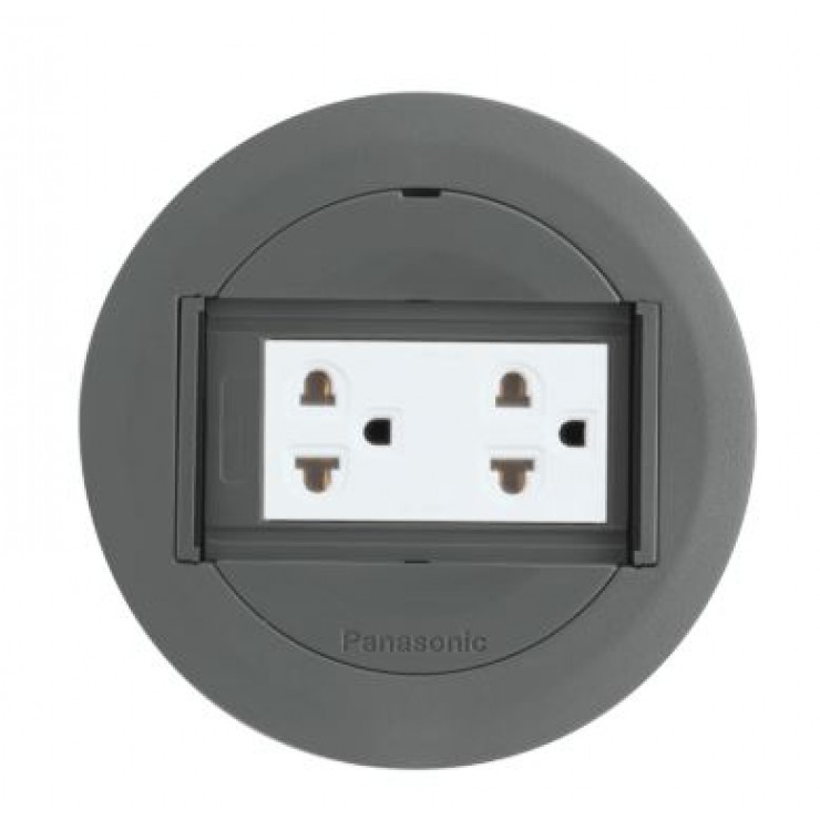 ổ cắm âm sàn Panasonic DU81931HTK-1 có nắp đậy có đế âm - Tuấn Đức