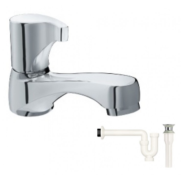 Vòi chậu rửa mặt lavabo INAX LFV-13BP (LFV-13B + A-325PS) lạnh - Tuấn Đức