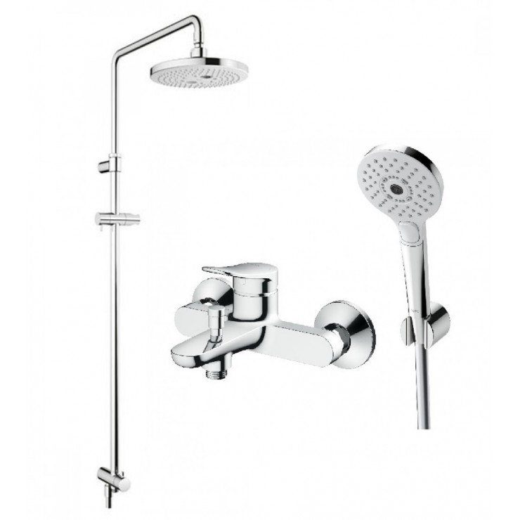 Bộ sen cây TOTO TBS04302V/TBW01010A/TBW01002BA nóng lạnh tắm đứng ...