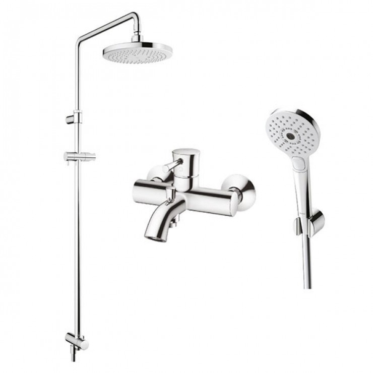 Bộ sen cây TOTO TBS02302V/TBW01010A/TBW01001BA nóng lạnh tắm đứng ...