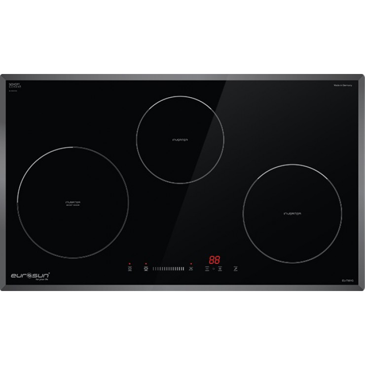 Bếp từ Eurosun EU-T881G mặt kính âm 3 từ - Tuấn Đức