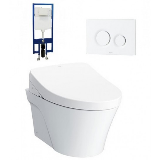 Bồn cầu treo tường TOTO CW822REA/MB174P#WH/WH172AAT/TCF4911EZ nắp rửa ...