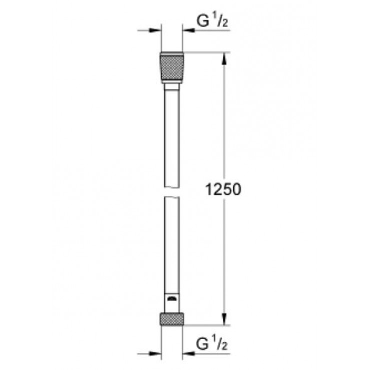 Dây sen Grohe 28362GL0 1250mm Màu Vàng - Tuấn Đức