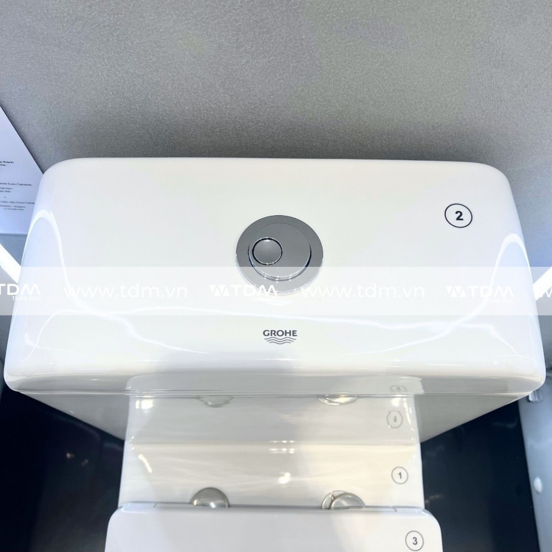 Bồn cầu Grohe 3933800H + 39330000 + 39332000 Euro Ceramic 2 khối - Tuấn Đức