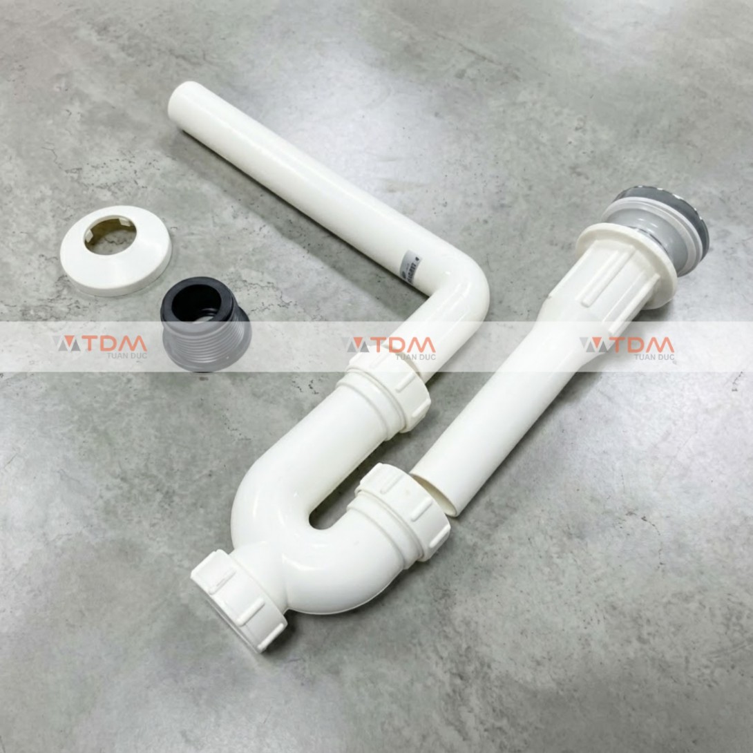 Bộ xả INAX A-325PS (A325PS) nhựa chặn nước chậu rửa mặt lavabo