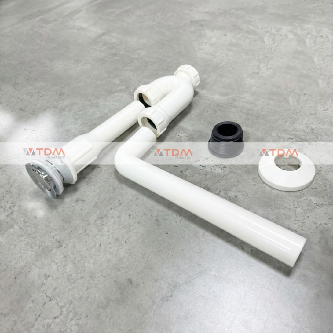 Bộ xả INAX A-325PS (A325PS) nhựa chặn nước chậu rửa mặt lavabo