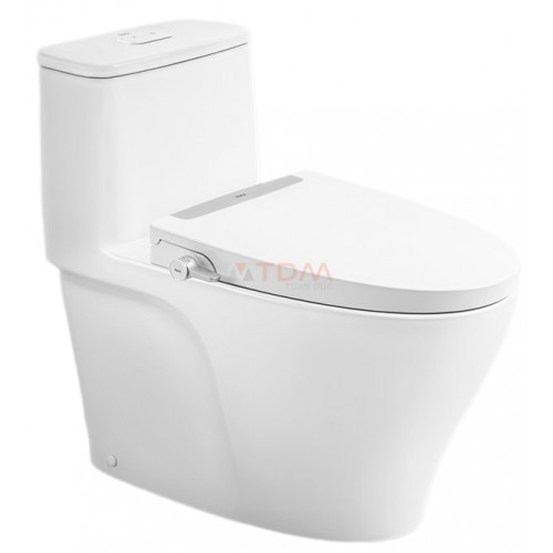 Bồn cầu nắp rửa cơ INAX AC-989+CW-S32VN bàn cầu 1 khối - Tuấn Đức