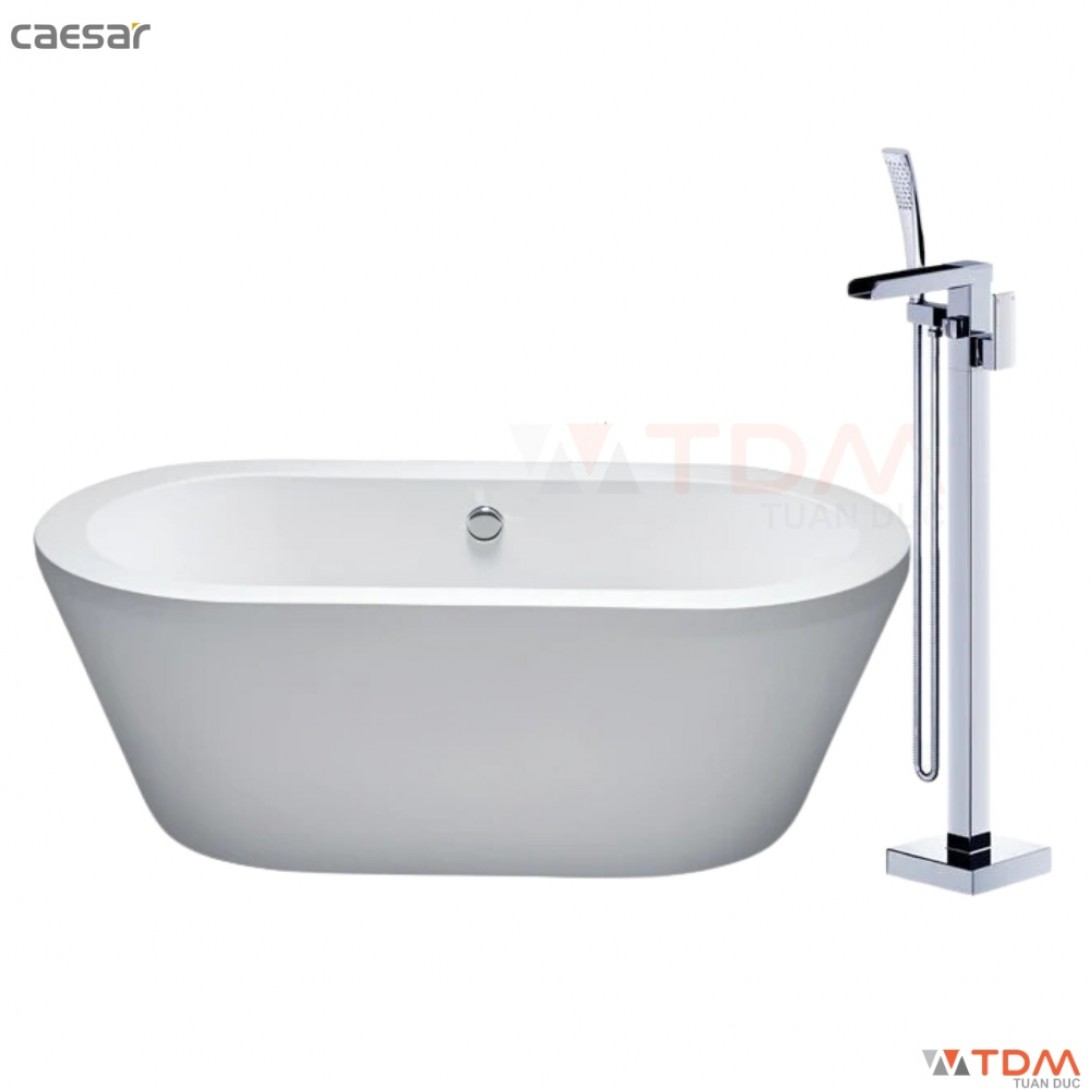 Combo Bồn Tắm Kèm Vòi CAESAR AT6270+AS689C Đặt Sàn 1.7M - Tuấn Đức