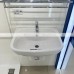 Chậu rửa mặt lavabo Cotto treo tường C0141/C4241 Brio treo tường - Tuấn Đức