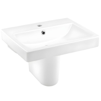 Chậu rửa mặt lavabo COTTO C013 Kensington 20 treo tường không chân ...