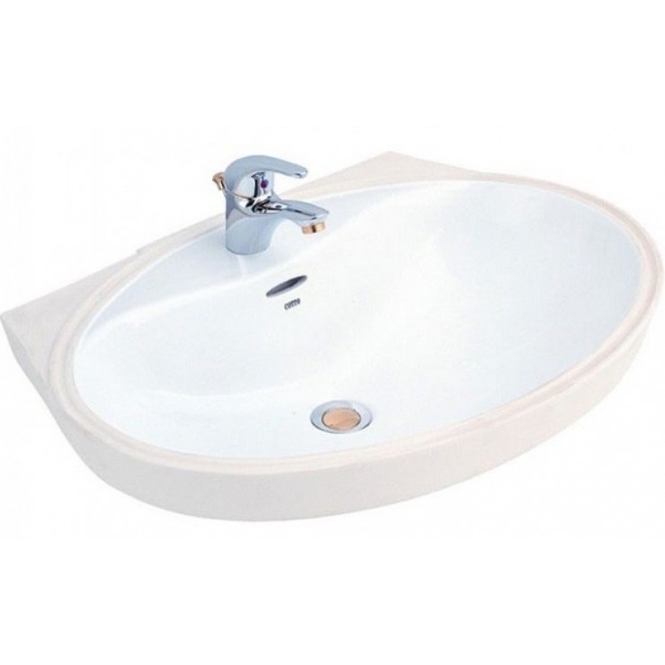 Chậu Rửa Lavabo COTTO C016 Âm Bàn Dương Vành - Tuấn Đức
