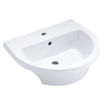 Chậu rửa mặt lavabo Cotto C02237 dòng Riviera bán âm bàn