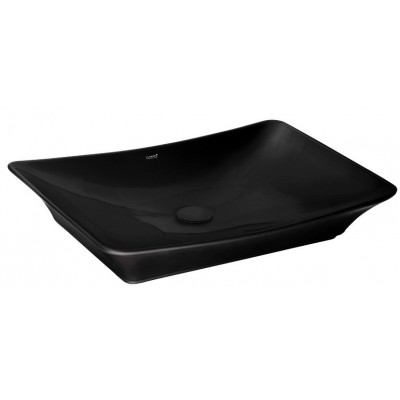 Chậu rửa mặt lavabo COTTO C00341(MBK) màu đen đặt bàn đá - Tuấn Đức
