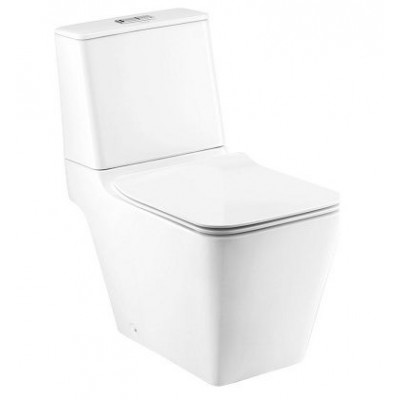 Bồn cầu COTTO C17027 - Xí bệt bàn cầu 2 khối Space Solution