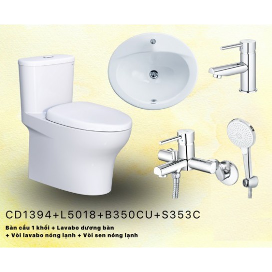 Combo Trọn Bộ Caesar CD1394 + L5018 + B350CU + S353C