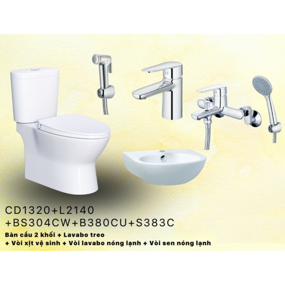 Combo Trọn Bộ Caesar CD1320 + L2140 + BS304CW + B380CU + S383C