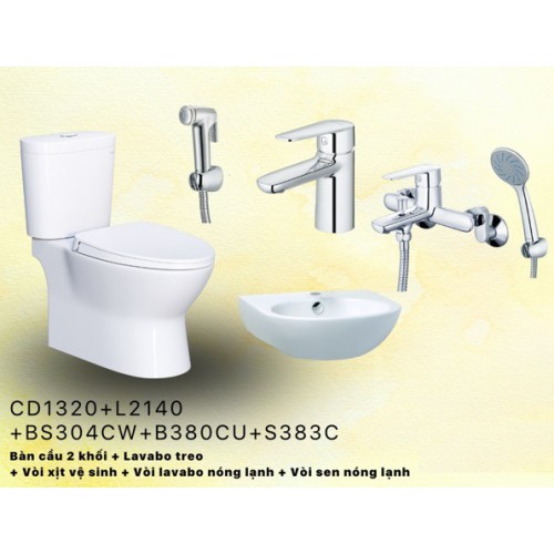 Combo Trọn Bộ Caesar CD1320 + L2140 + BS304CW + B380CU + S383C