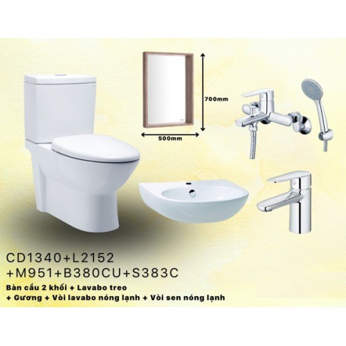 Combo Trọn Bộ Caesar CD1340 + L2152 + M951 + B380CU + S383C