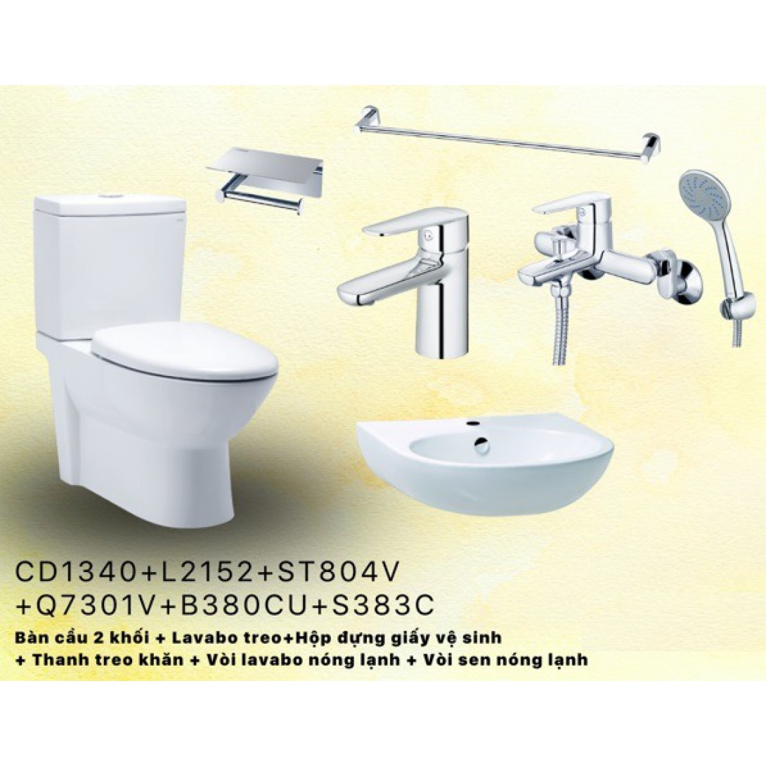 Combo Trọn Bộ Caesar CD1340 + L2152 + ST804V + Q7301V + B380CU + S383C