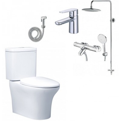 Trọn bộ combo thiết bị vệ sinh Caesar đầy đủ cho nhà tắm chiết khấu cao