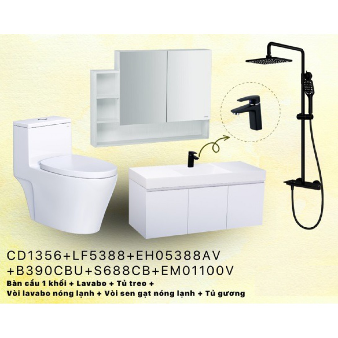 Combo Trọn Bộ Caesar CD1356 + LF5388 + EH05388AV + B390CBU + S688CB ...