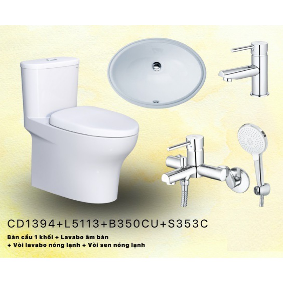 Combo Trọn Bộ Caesar CD1394 + L5113 + B350CU + S353C