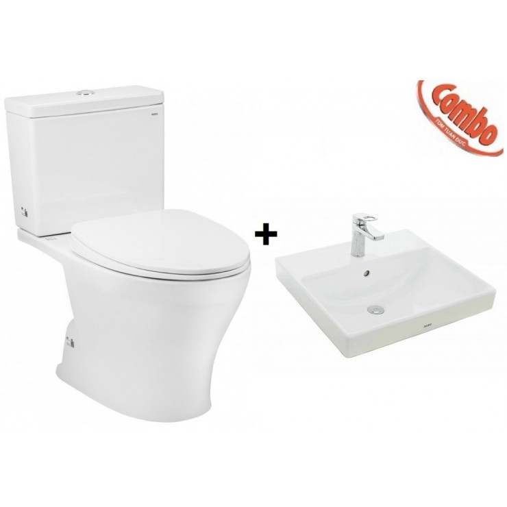 COMBO2NEW TOTO Bộ CS326DT10#XW + LT710CSR#XW - Tuấn Đức