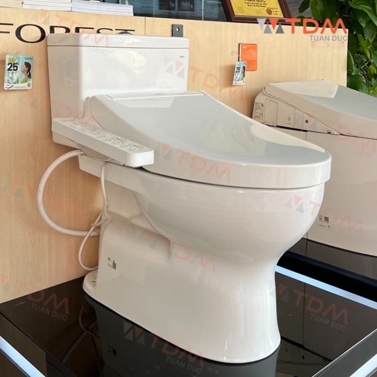 Bồn Cầu Điện Tử TOTO CS302DW16 Nắp Rửa Washlet TCF23410AAA C2 - Tuấn Đức
