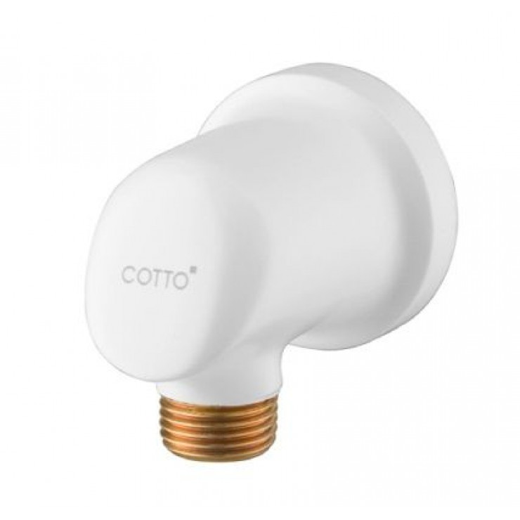 Cút nối tường Cotto CT600#WH(HM) Âm Tường Màu Trắng- Tuấn Đức