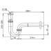 Ống thải xả nước lavabo co chữ P COTTO CT683AX(HM) - Tuấn Đức