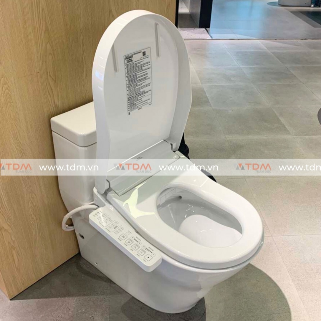 Bàn Cầu TOTO CW166RB/TCF33320GAA/T53P100VR Nắp Điện Tử Chữ D S2 - Bàn ...