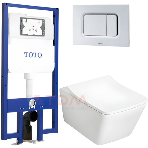 Bồn Cầu TOTO CW522A/TC512A/WH172A/MB170P#SS Treo Tường - Tuấn Đức