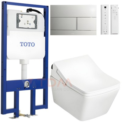 Bồn Cầu TOTO CW522EA/TCF797C2Z/WH172AAT/MB171M#SS Nắp Rửa Điện Tử Tự Xả