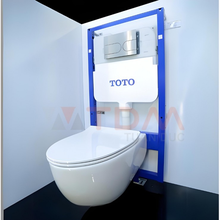 Bồn Cầu TOTO CW812RA/TC600VS/WH172A/MB175M#SS Treo Tường - Tuấn Đức