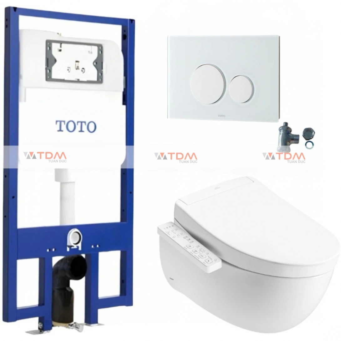 Bồn Cầu TOTO CW812REA/TCF33461GAA/WH172AT/TCA465/MB176G#WH Nắp Điện Tử ...
