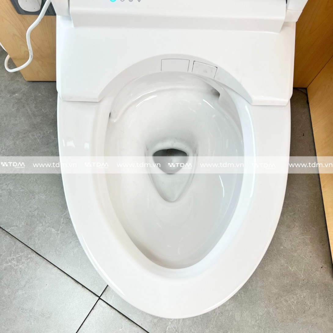 Bồn cầu treo tường TOTO CW812REA/TCF4911EZ/WH172AT/TCA465/MB176G#WH điện tử