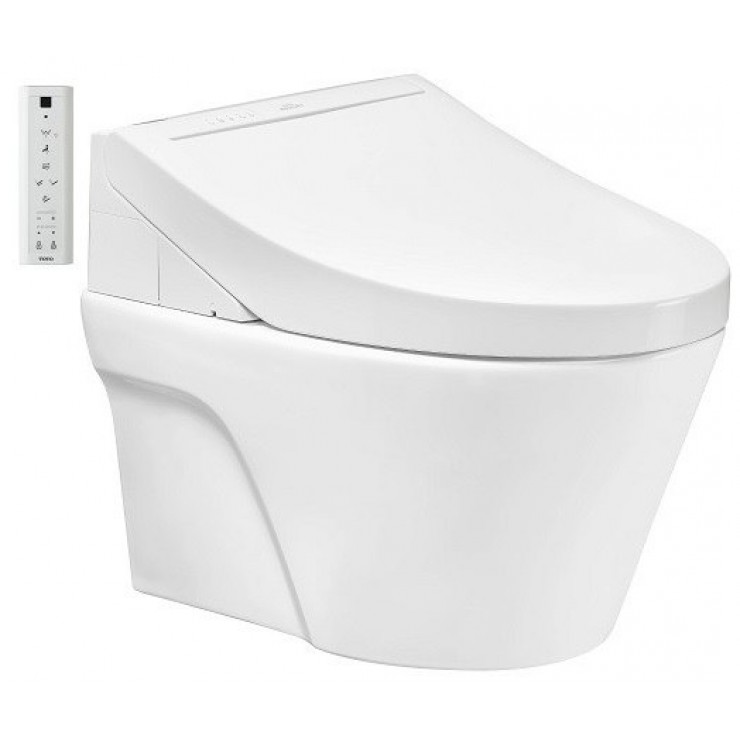 Thân bồn cầu TOTO CW822RA/TCF24410AAA nắp rửa điện tử treo tường - Tuấn Đức