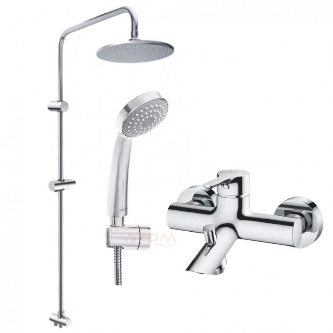 Bộ sen cây TOTO DM907CS/TBS01302V/DGH104ZR nóng lạnh tắm đứng - Tuấn Đức