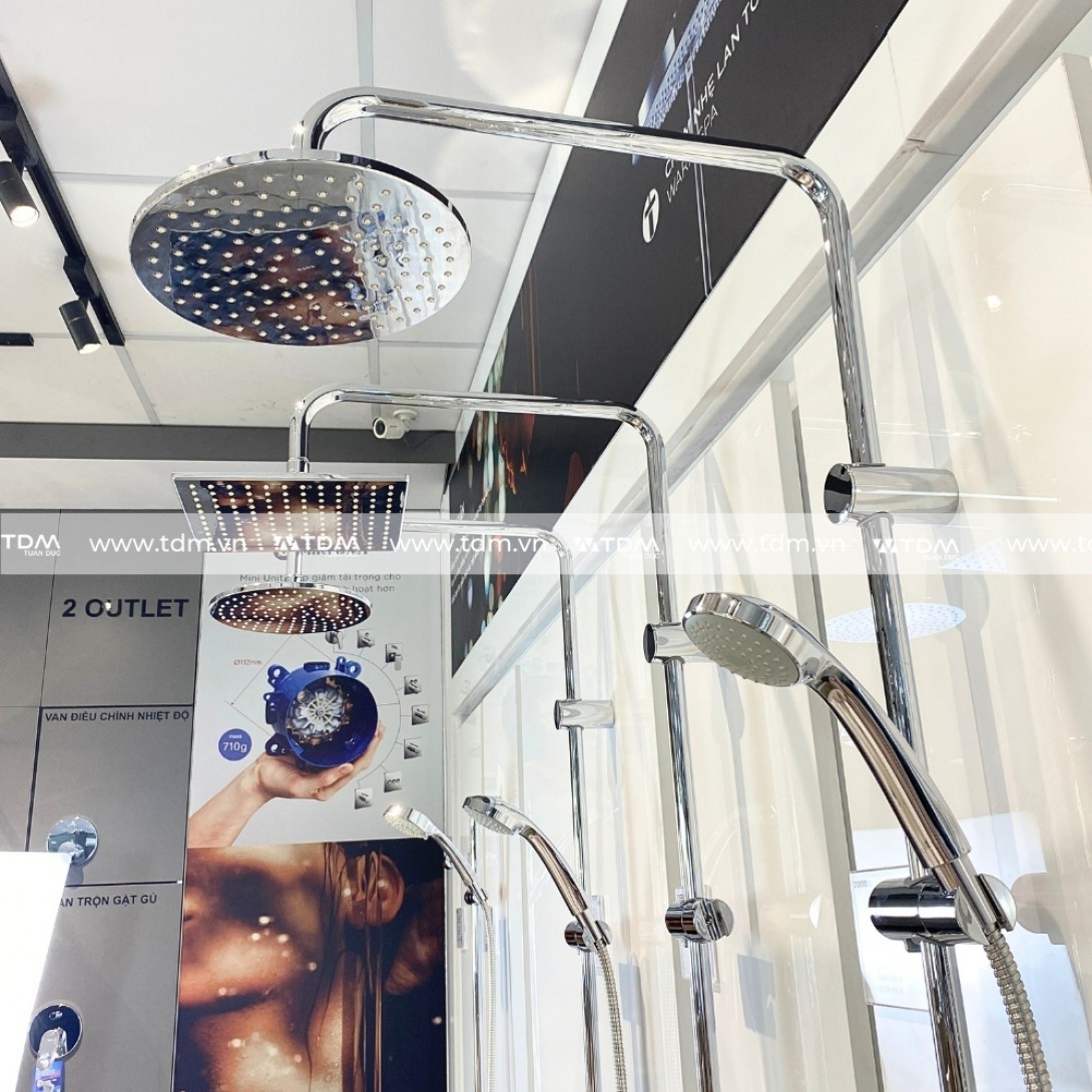 Bộ sen cây TOTO DM907CS/TBS02302V/DGH104ZR nóng lạnh tắm đứng - Tuấn Đức