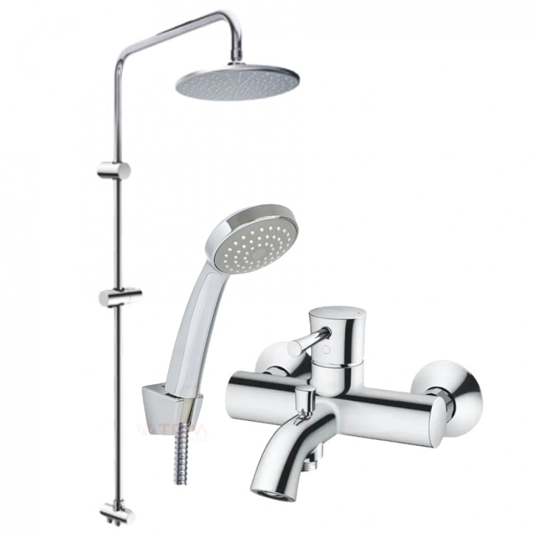 Bộ sen cây TOTO DM907CS/TBS02302V/DGH104ZR nóng lạnh tắm đứng - Tuấn Đức