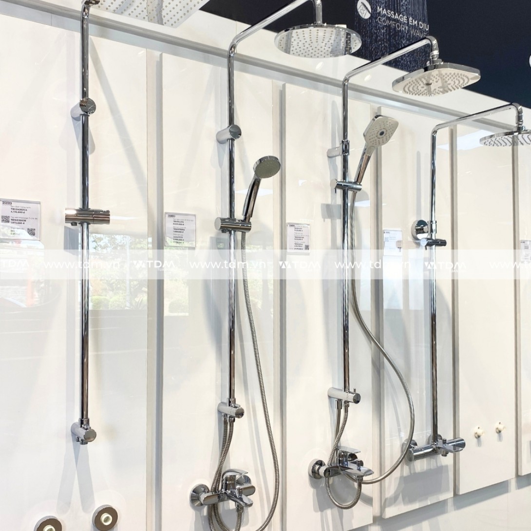 Bộ sen cây TOTO DM907CS/TBS03302V/DGH104ZR nóng lạnh tắm đứng - Tuấn Đức